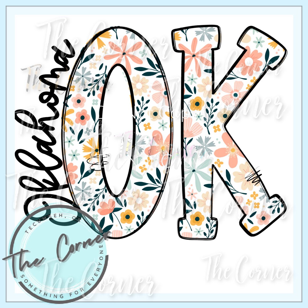 Cow Print Oklahoma State Design- Oklahoma Girl Htv- Oklahoma ...