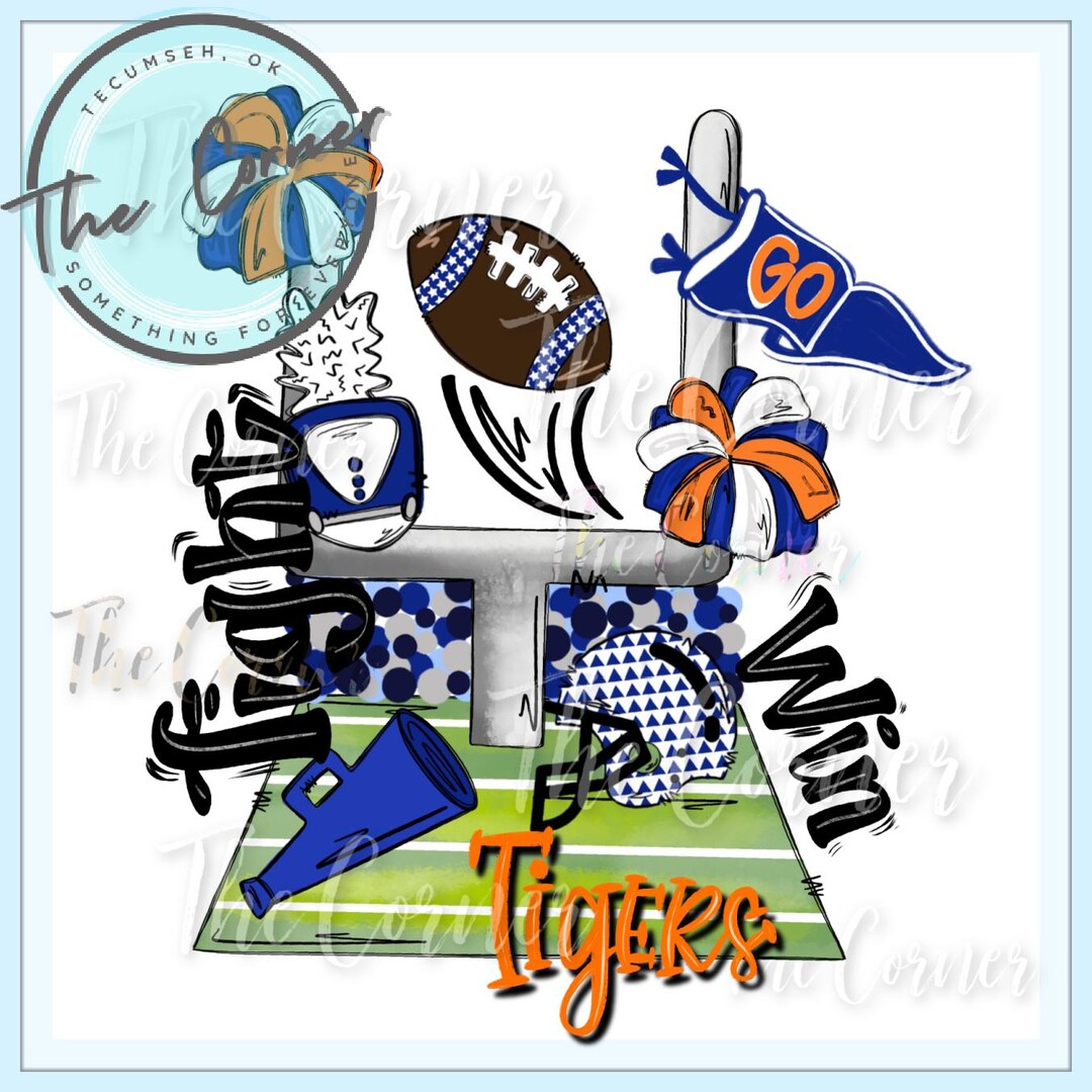 Tiger Heat Transfer Htv Tiger Mascot Htv Tiger Doodle Sublimation Tiger ...