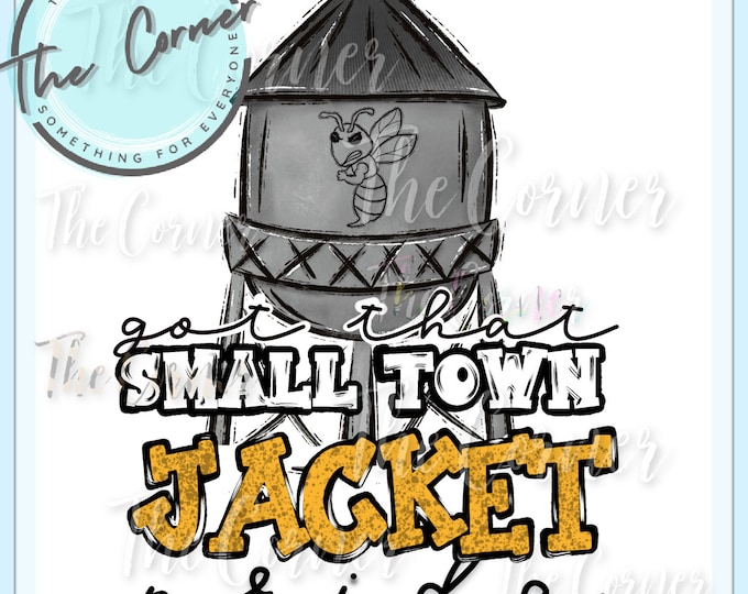 Jackets Heat Press Transfer- Small Town Jacket Pride HTV- Football Team ...
