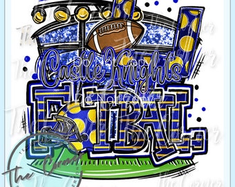 South Beauregard Knights Sublimation Design - Etsy