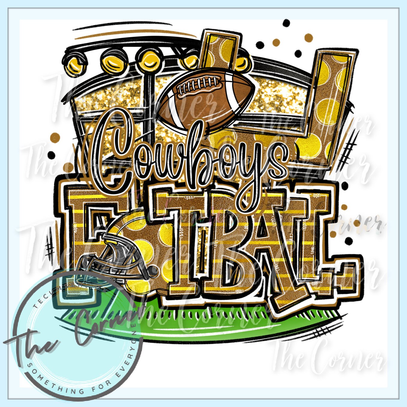 Cowboys Heat Press Transfer Cowboy Mascot HTV Transfer - Etsy