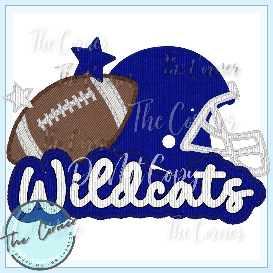 Wildcats Heat Press Transfer- Go Wildcats Mascot HTV Transfer- Football ...
