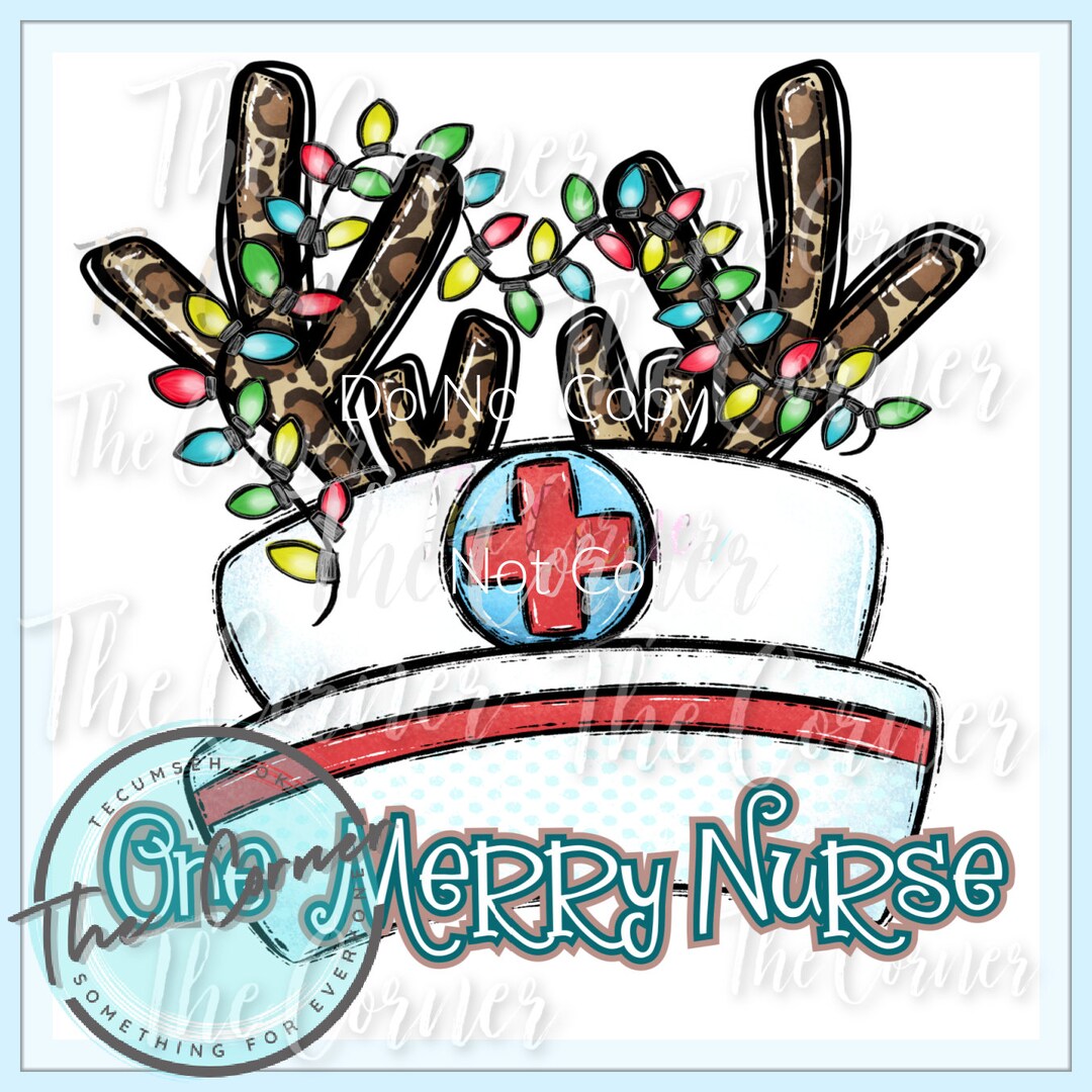 Christmas Nursing HTV Healthcare Sublimation Transfer Healthcare Htv ...