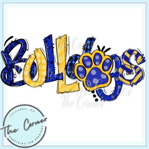 Bulldog Heat Press Transfer Bulldogs Mascot HTV Transfer - Etsy