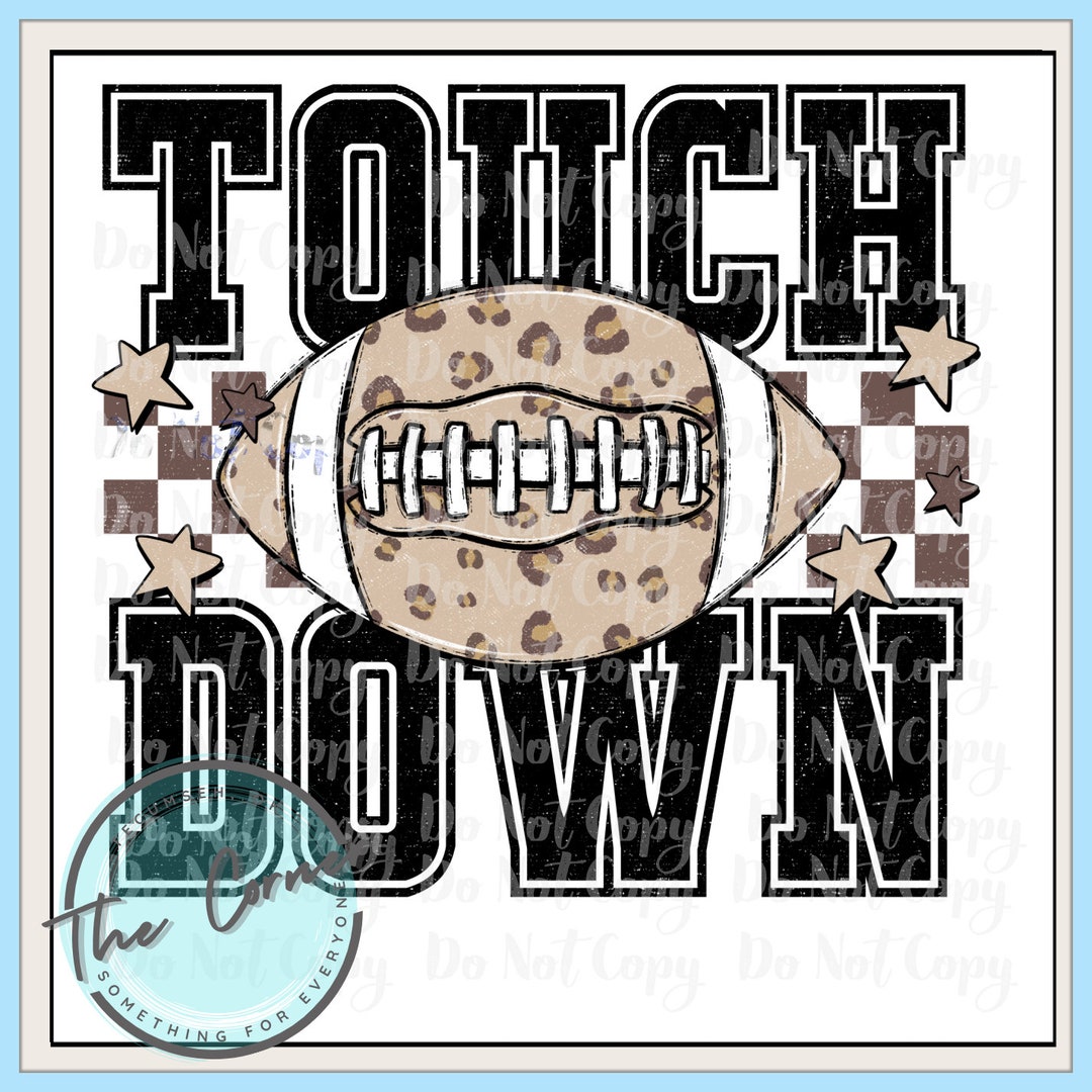 Game Day Football Heat Transfer Htv- Football Htv- Touchdown ...