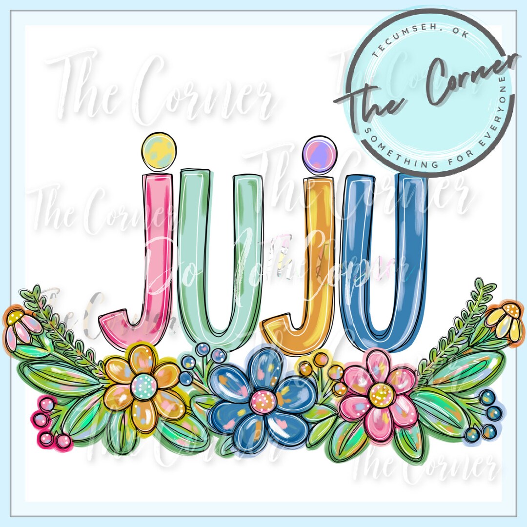 Blessed Juju Htv Transfer- Juju Shirt Heat Transfer- JUJU Shirt Design ...