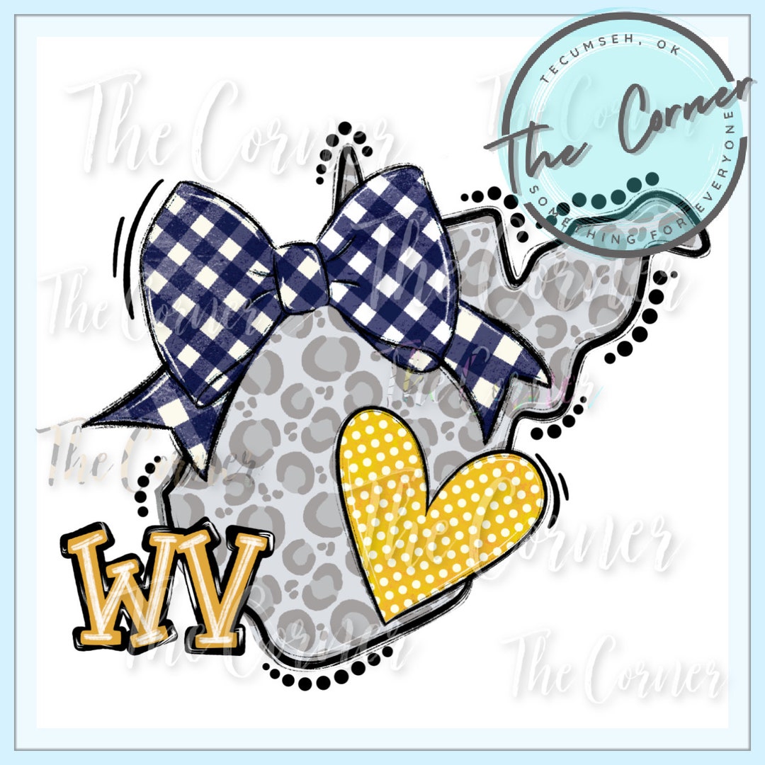 West Virginia Design- West Virginia Girl Htv- Virginia Sublimation ...