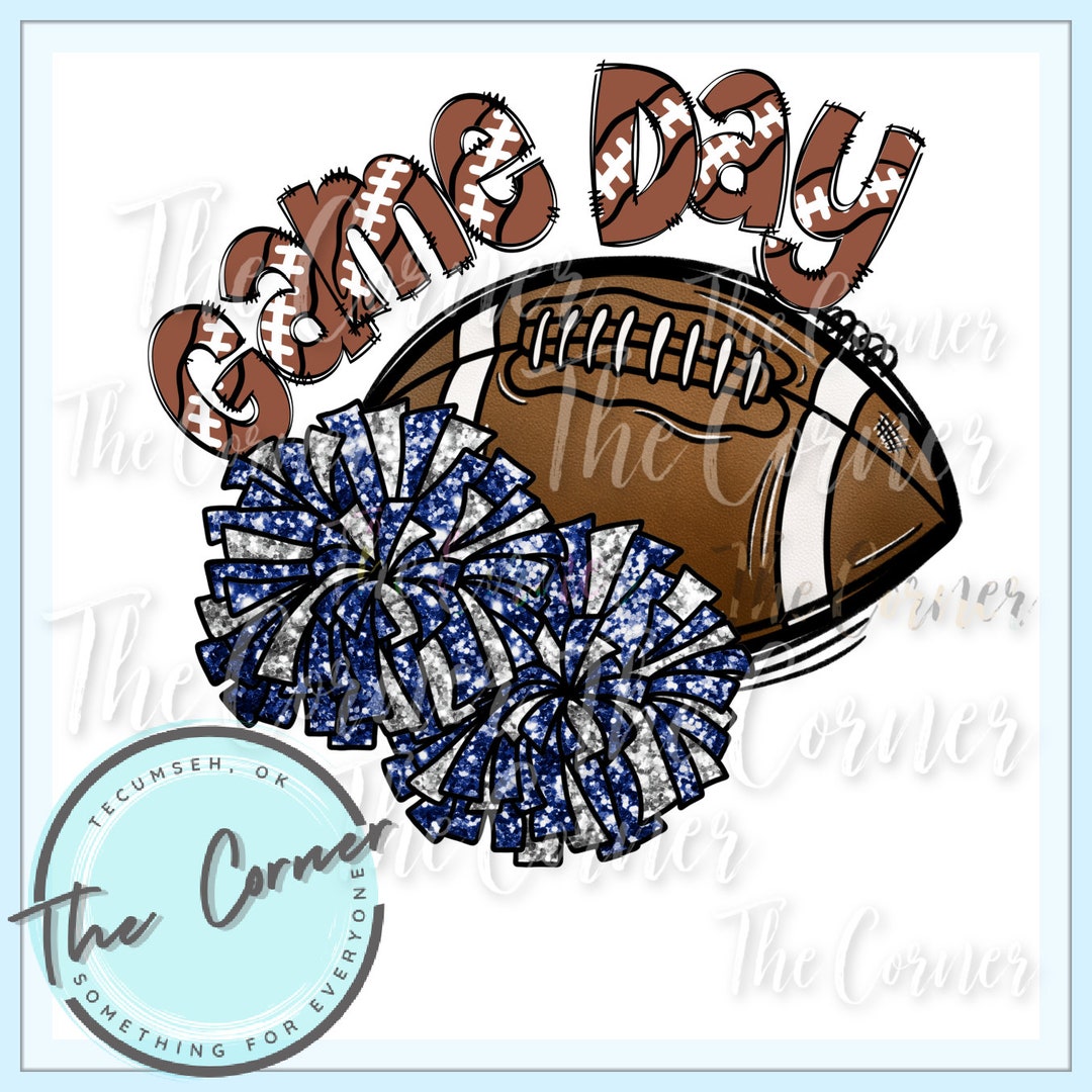 Game Day Football Heat Transfer Htv- Football Mascot Htv- Football ...