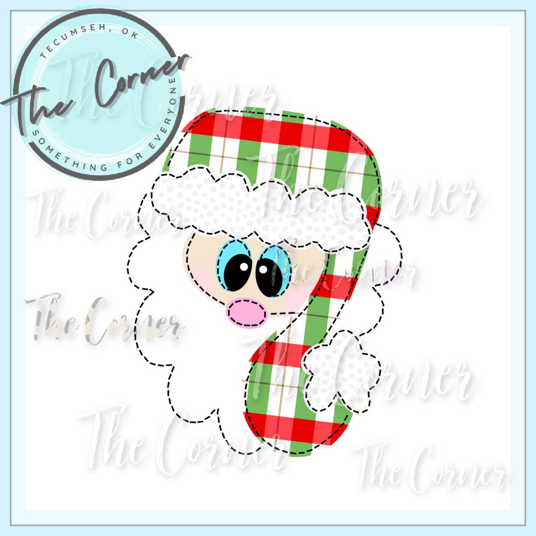 Christmas Santa Claus Heat Press Transfer- Christmas HTV Transfer ...