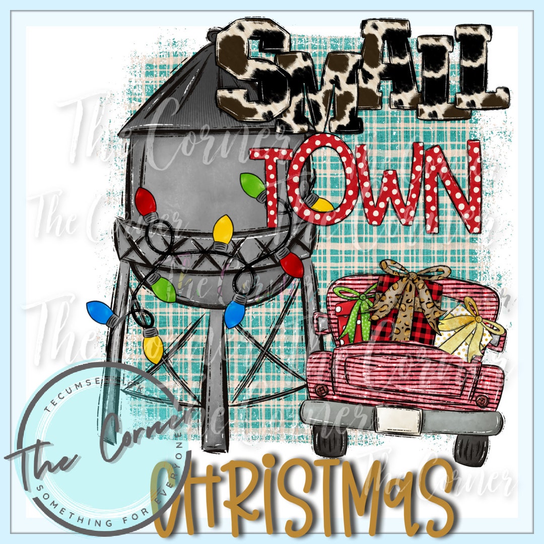 Country Christmas Heat Press Transfer- Christmas HTV Transfer ...