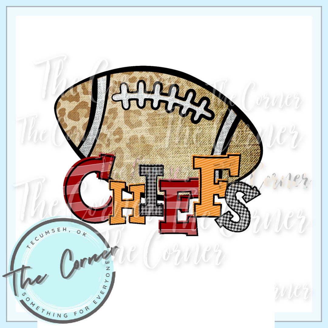Chiefs Heat Press Transfer- Chief Mascot HTV Transfer- Football Team ...