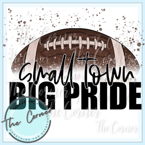 Small Town Football Heat Transfer Htv Football Mascot Htv - Etsy