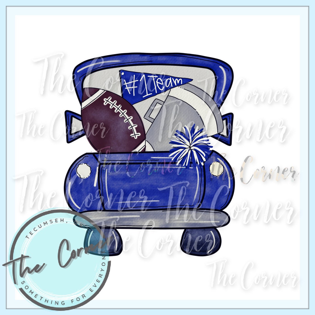 Truck Football Heat Transfer Htv Football Mascot Htv Football Truck ...