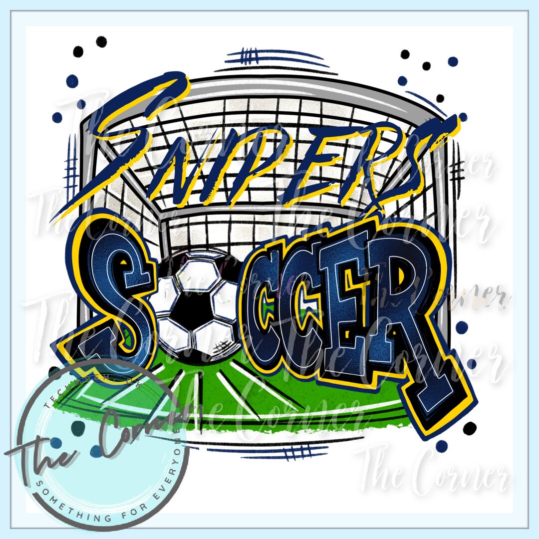 Sniper Soccer Shirt Transfer Htv- Soccer Home Htv- Tiger Soccer ...