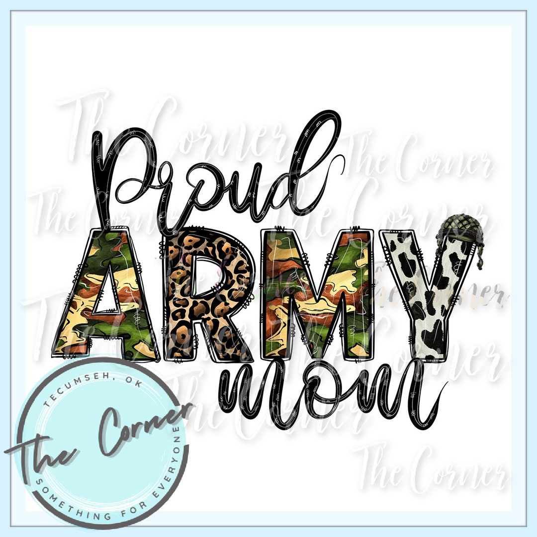 Military Mom Htv- Veteran Sublimation Transfer- Patriotic Heat Transfer ...