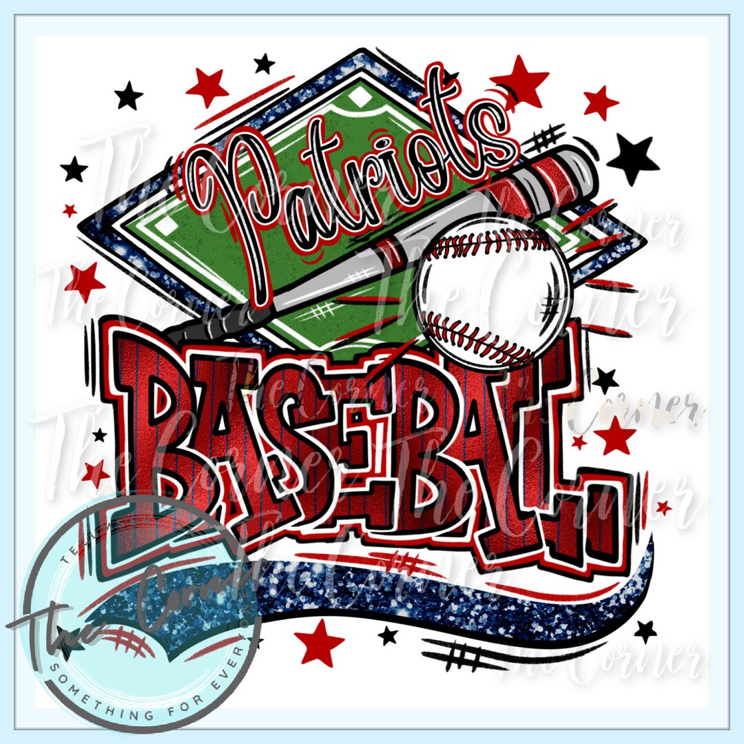 Patriots Heat Transfer Htv- Patriot Mascot- Patriots Baseball ...
