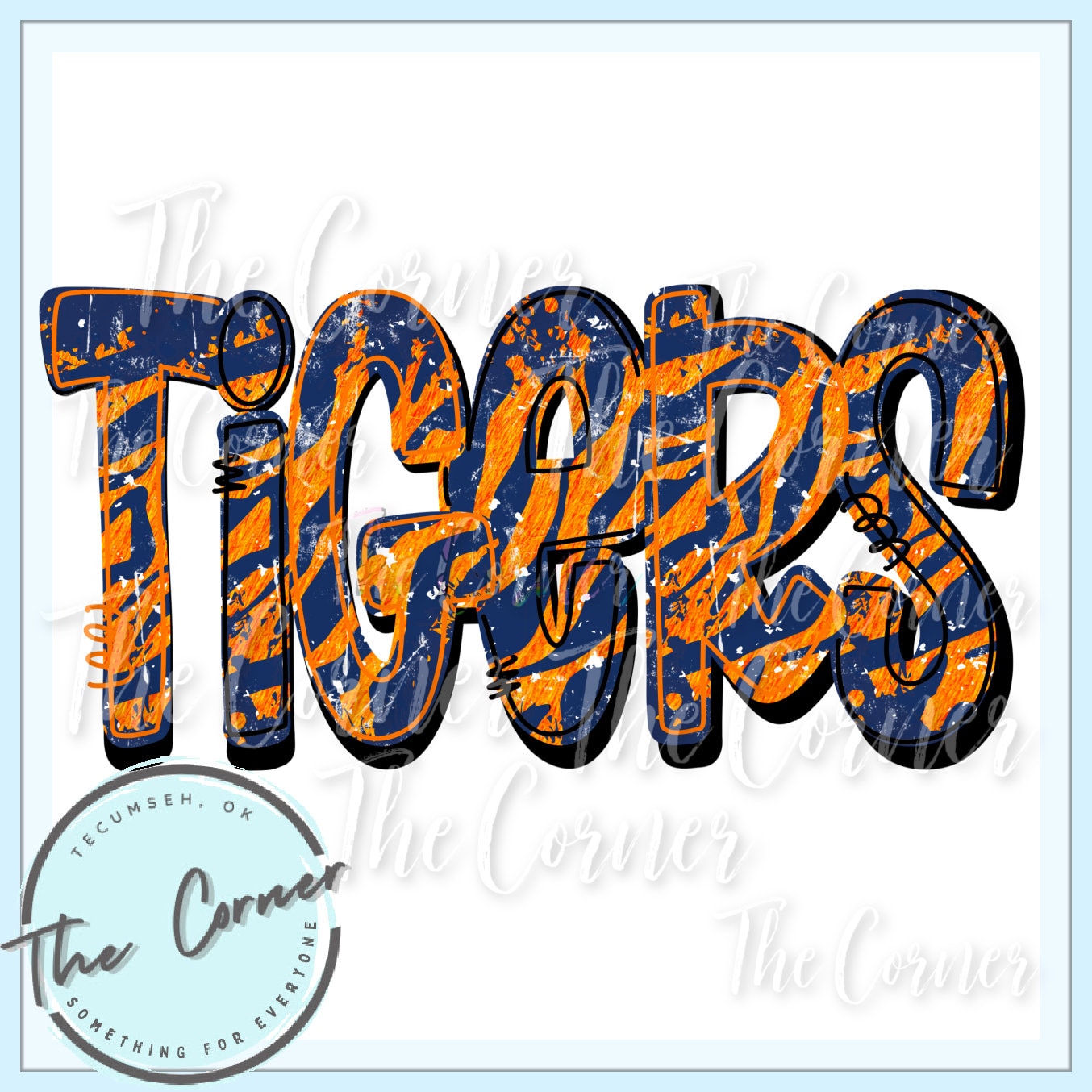 Tiger Heat Transfer Htv Tiger Mascot Htv Tiger Doodle - Etsy