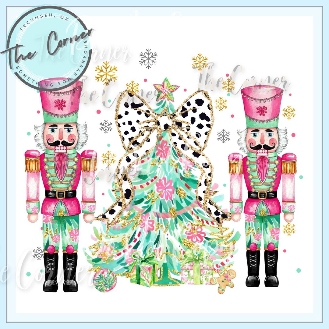 Merry Christmas Heat Press Transfer- Christmas Nutcracker HTV Transfer ...