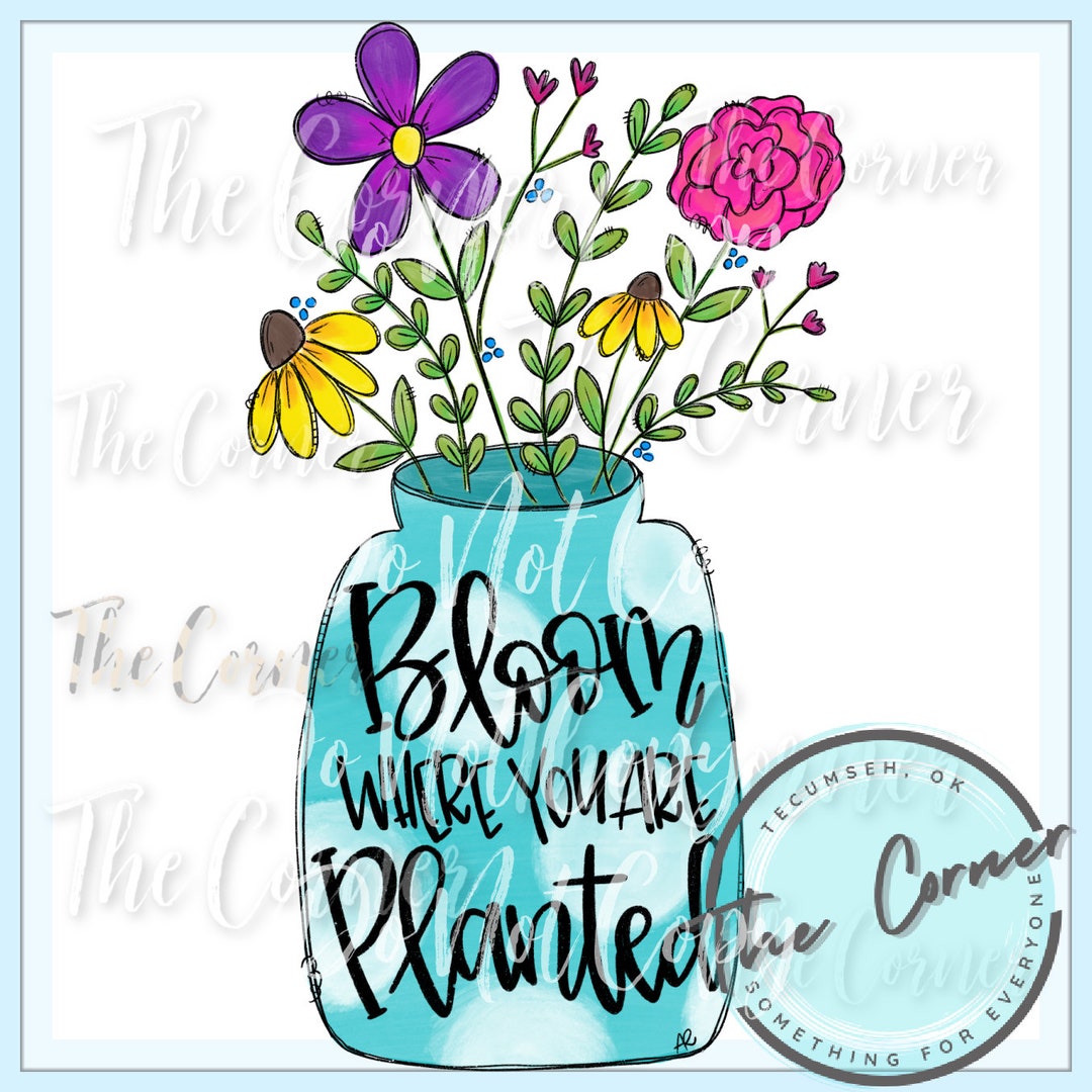 Spring Flower Htv Transfer Bloom Flower Sublimation Floral Shirt Design ...