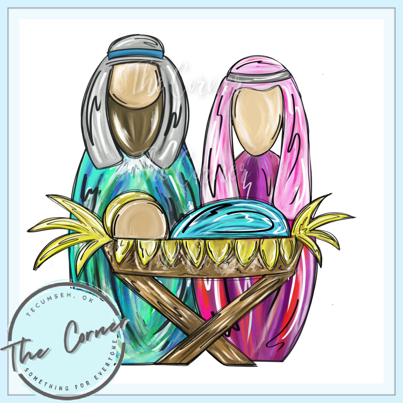 Christmas Nativity Heat Press Transfer Christmas HTV - Etsy