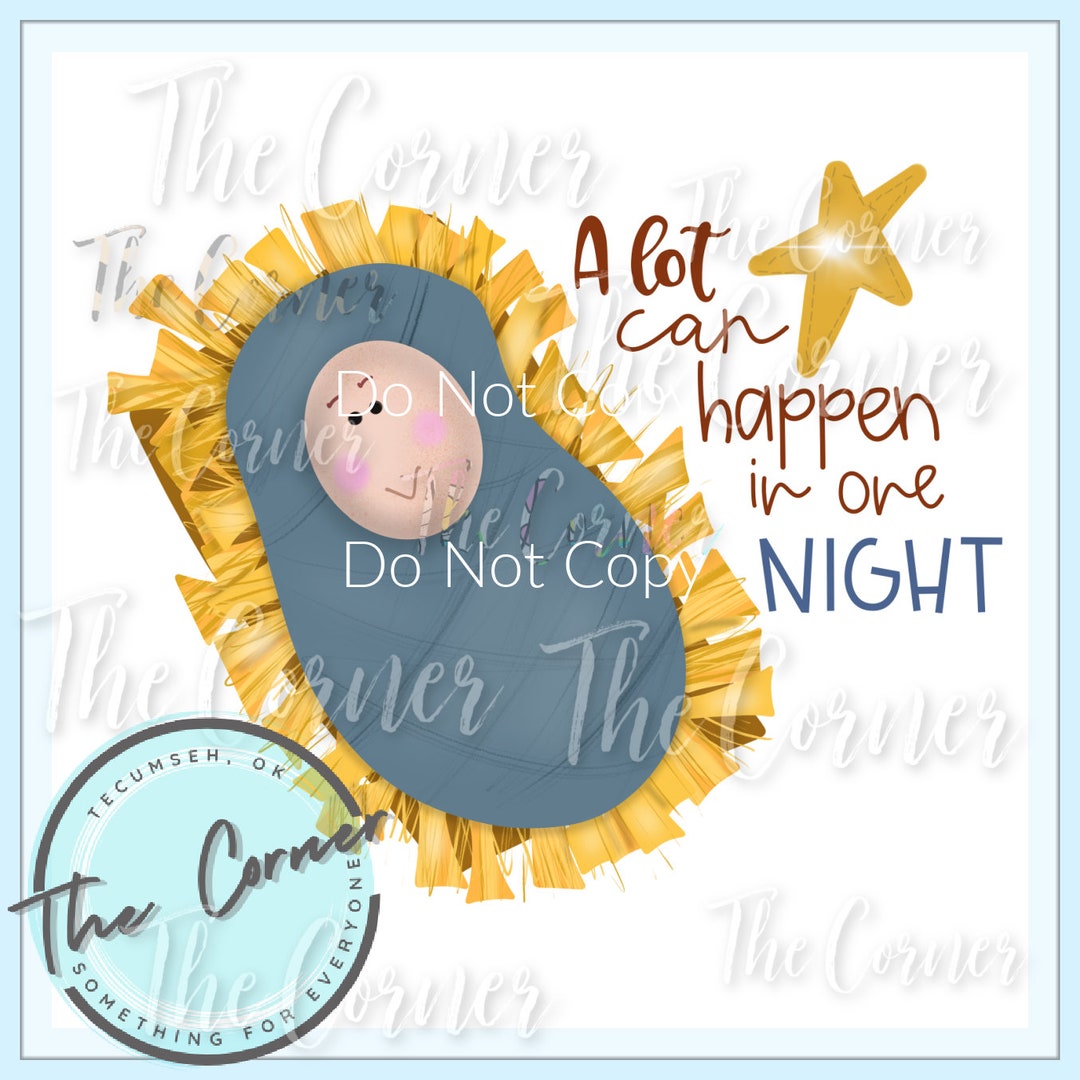 Christmas Nativity Heat Press Transfer Christmas HTV Transfer Christmas ...