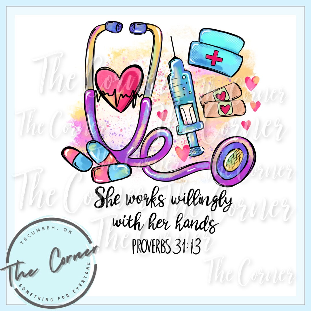 Nursing HTV Healthcare Sublimation Transfer Healthcare Htv Transfer ...