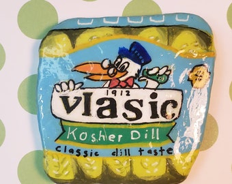 Painted Rock Pickle - Etsy