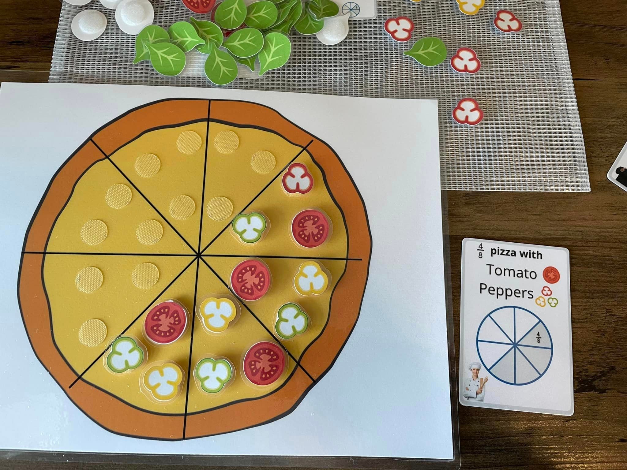 Digital Pizza Fractions Game - Etsy