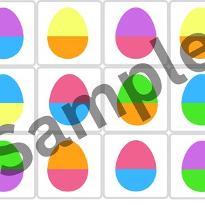 Egg Color Matching Digital Download - Etsy
