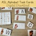 ASL Sign Language Task Cards, Digital Download, Printable for Learning ...