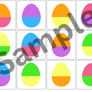 Egg Color Matching Digital Download - Etsy