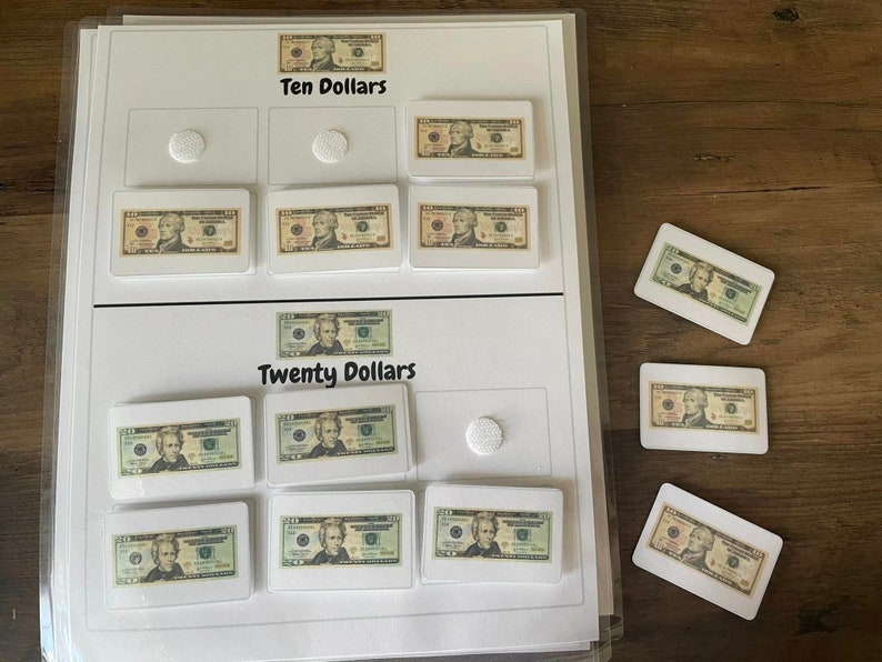 Money and Coin Sorting Digital Download - Etsy