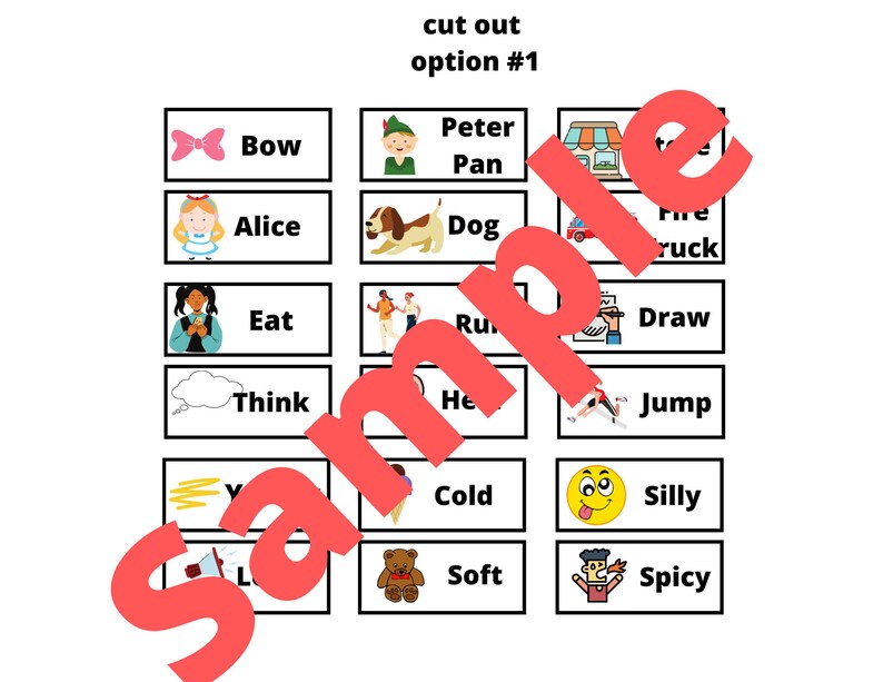 Noun Verb and Adjective Practice Busy Book Page Binder - Etsy