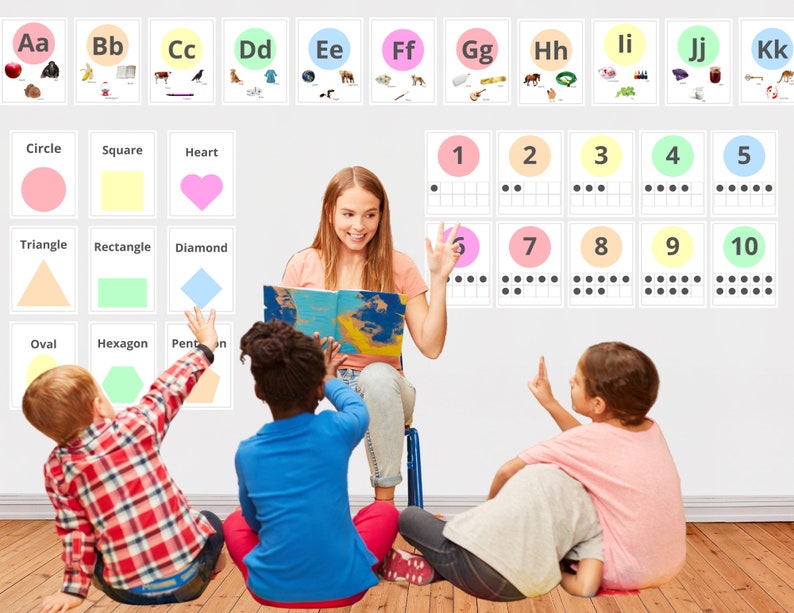 Pastel Classroom Circle Time Decor Bundle - Etsy