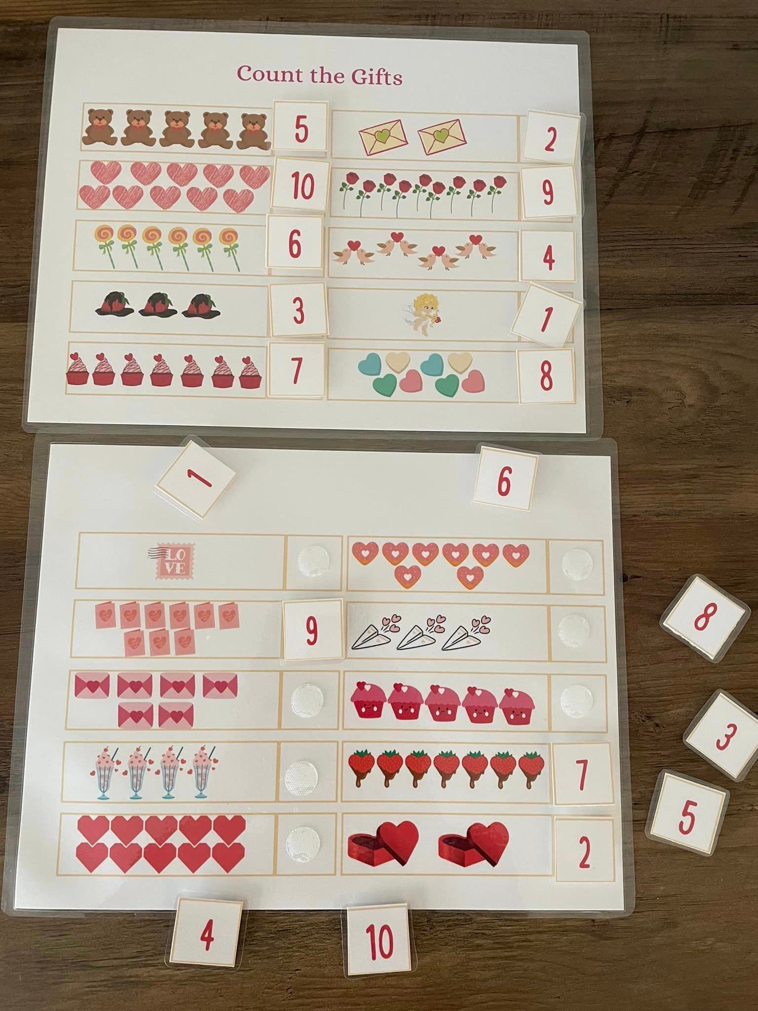 Valentine's Day, Printable Craft, Busy Book, Picture Puzzle, Color ...