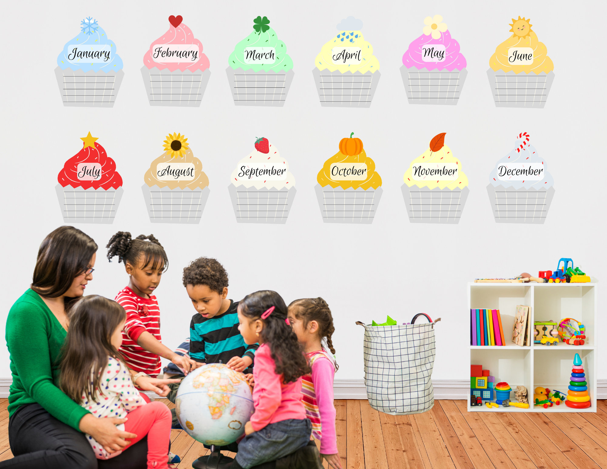 Pastel Classroom Circle Time Decor Bundle - Etsy