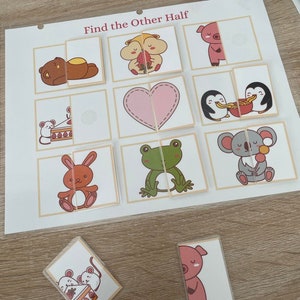 Valentine's Day Printable Craft Busy Book Picture | Etsy