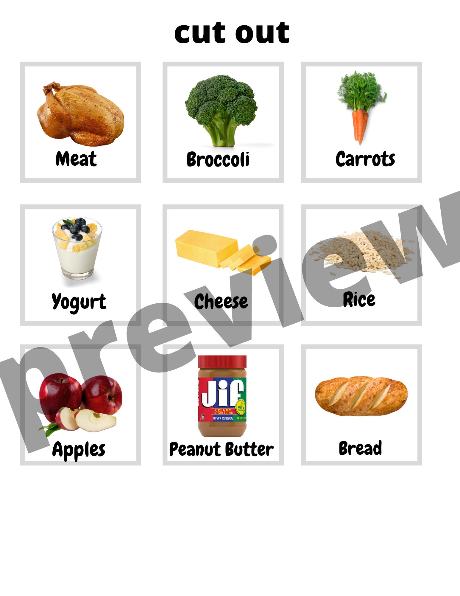 Toys Healthy vs Unhealthy Whoa Foods Vs Go Foods Sorting - Busy Book ...