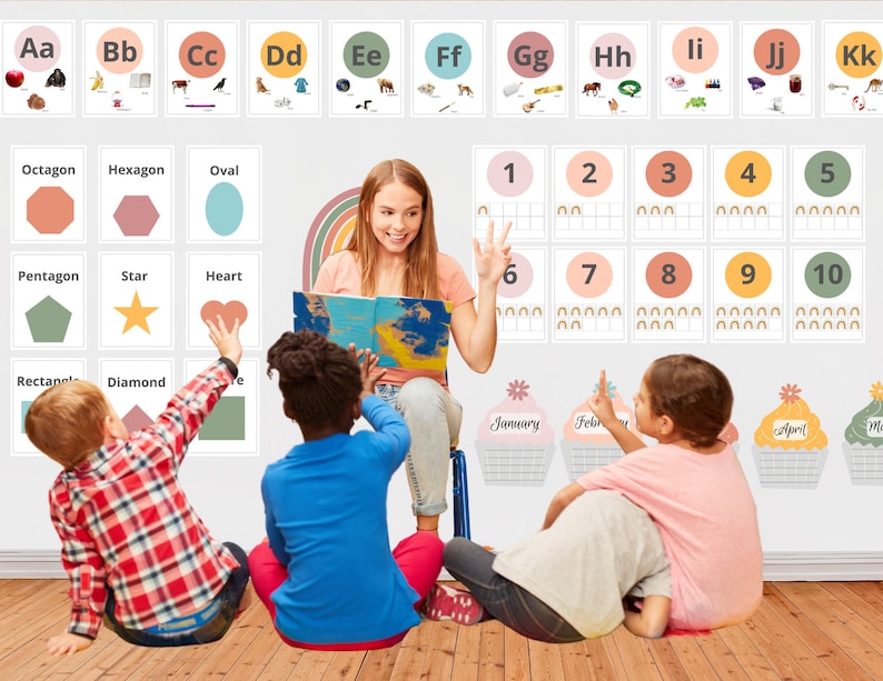 Boho Classroom Circle Time Decor Bundle - Etsy