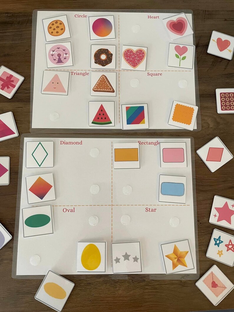 Valentine's Day, Printable Craft, Busy Book, Picture Puzzle, Color ...