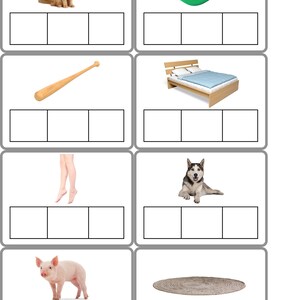 CVC Words Writing Practice Cards Digital Download - Etsy