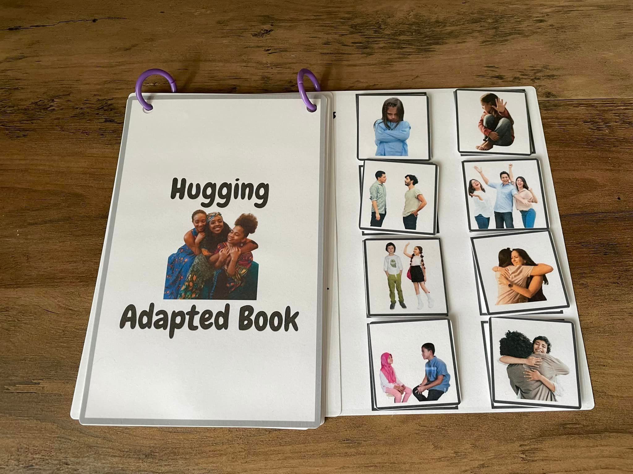 Hugging Adapted Book Social Story - Etsy