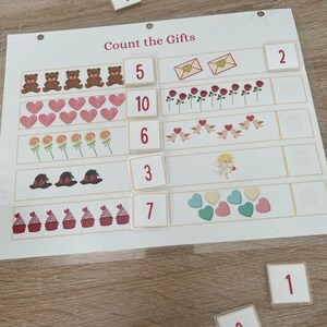 Valentine's Day Printable Craft Busy Book Picture | Etsy