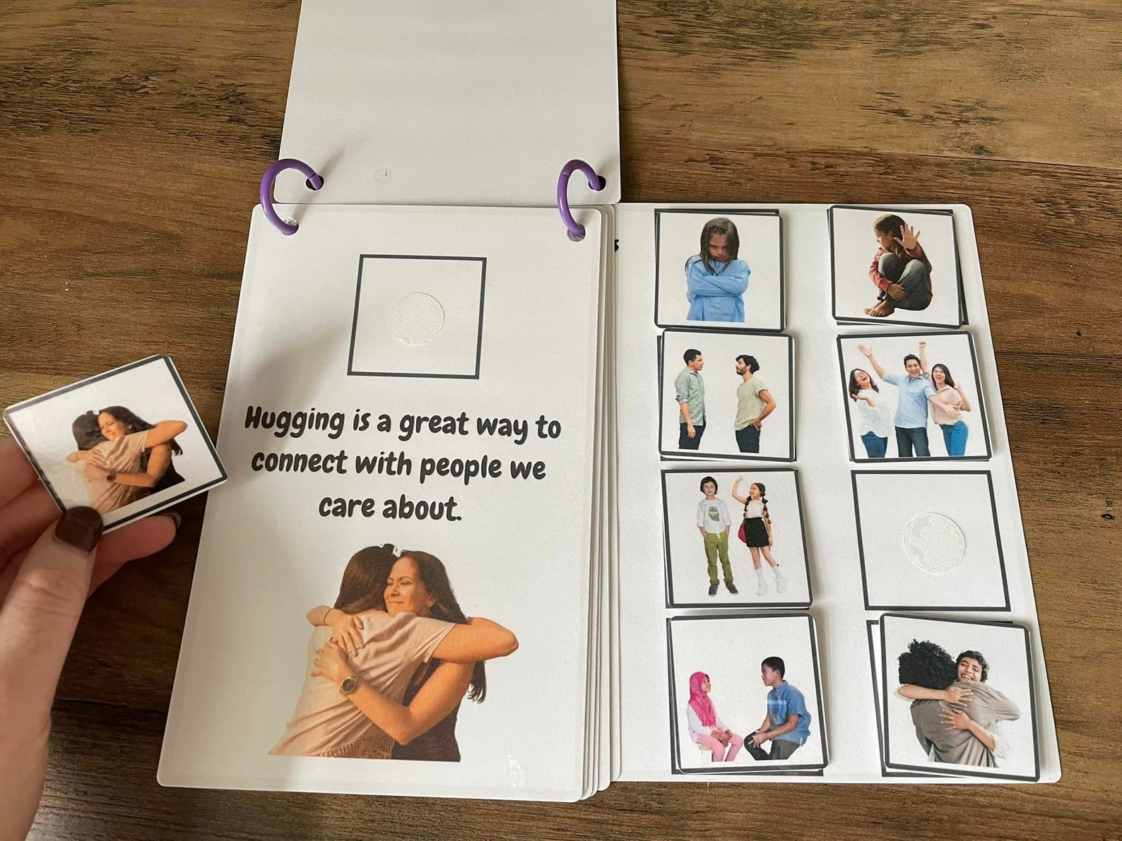 Hugging Adapted Book Social Story - Etsy