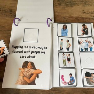 Hugging Adapted Book Social Story - Etsy