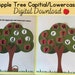 Digital Download Uppercase and Lowercase Apple/orange Tree Matching ...