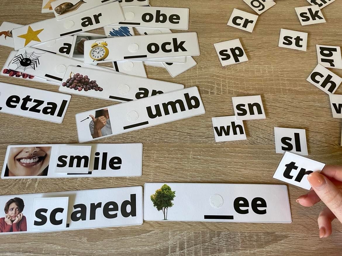Blends and Digraphs Task Bag Digital Download, Classroom Printable for ...