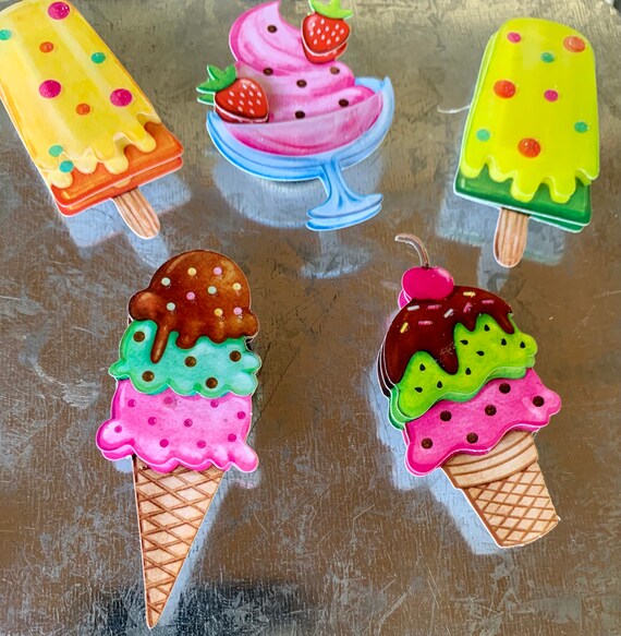 Ice Cream Magnets | Etsy