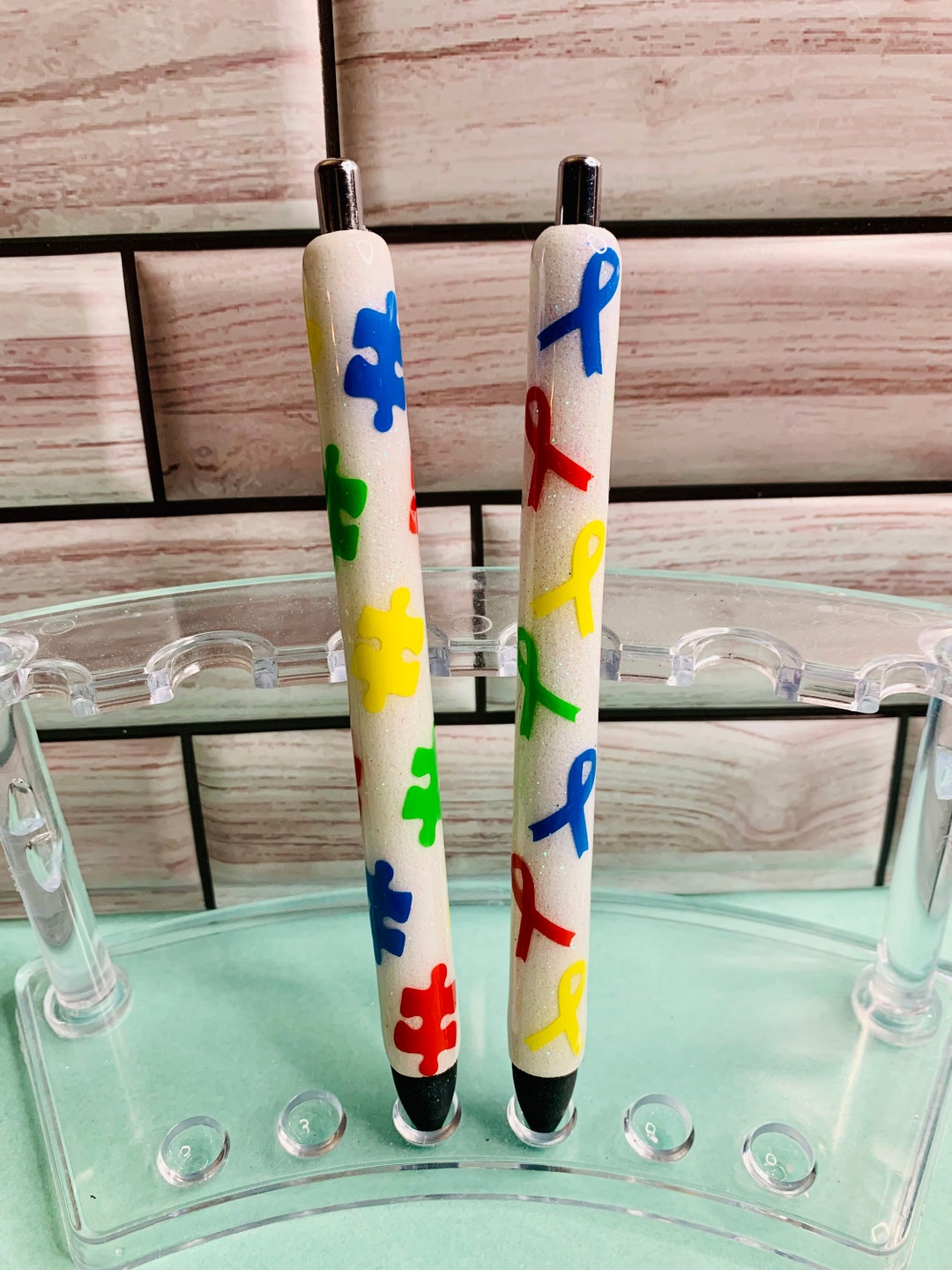 Colorful Pens | Shapes | Resin Pens - Etsy