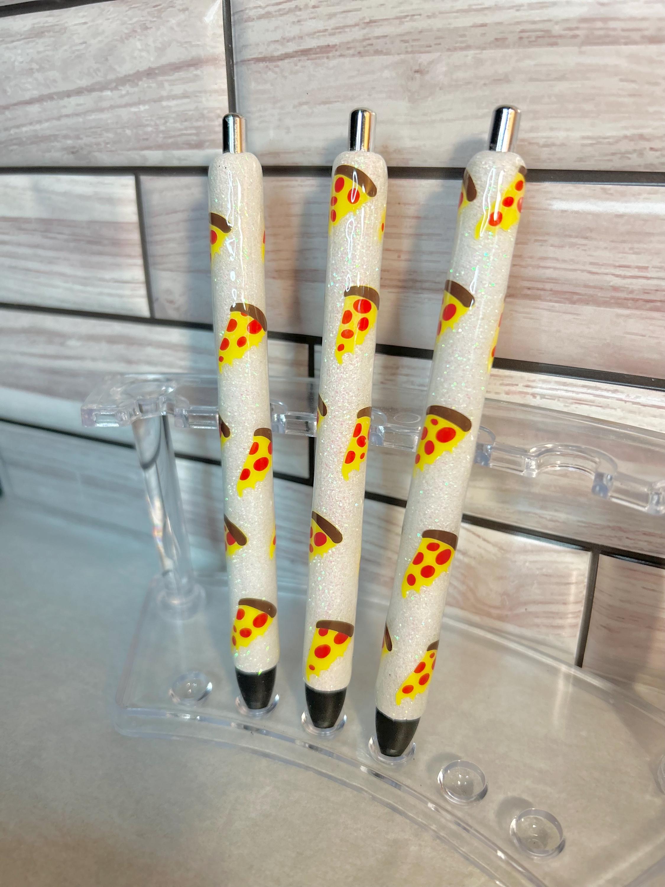 Pizza Pens Glitter Pens Gel Pens - Etsy